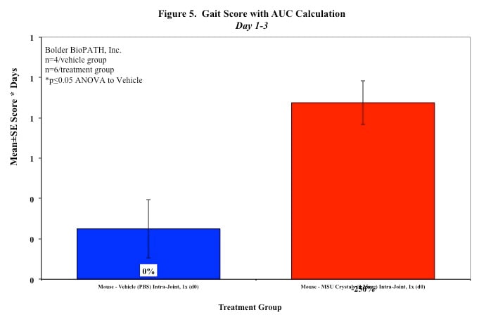 Monosodium Urate-Induced Gout (Rat, Mouse)